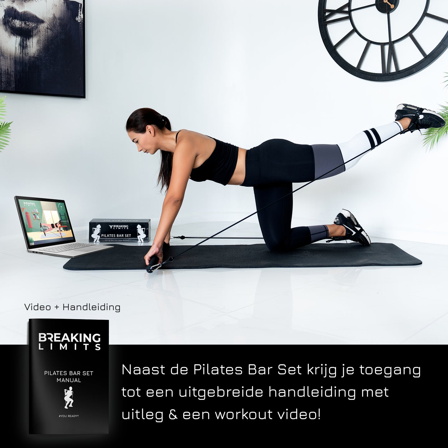 Breaking Limits Pilates Bar Set | Train Thuis & Onderweg